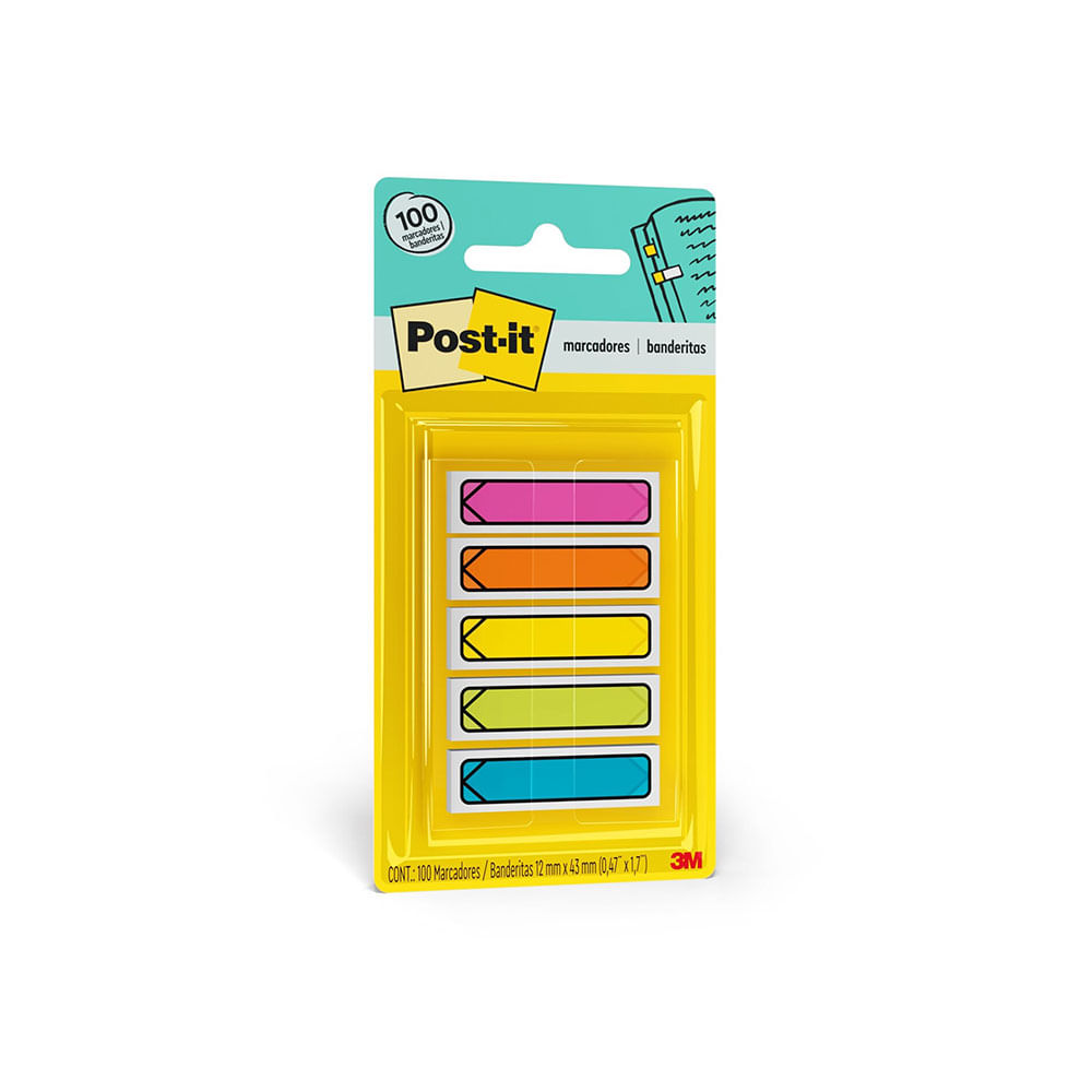 Minibanderitas Flecha Colores Neon 100 Banderitas 70005247971 - Ofix