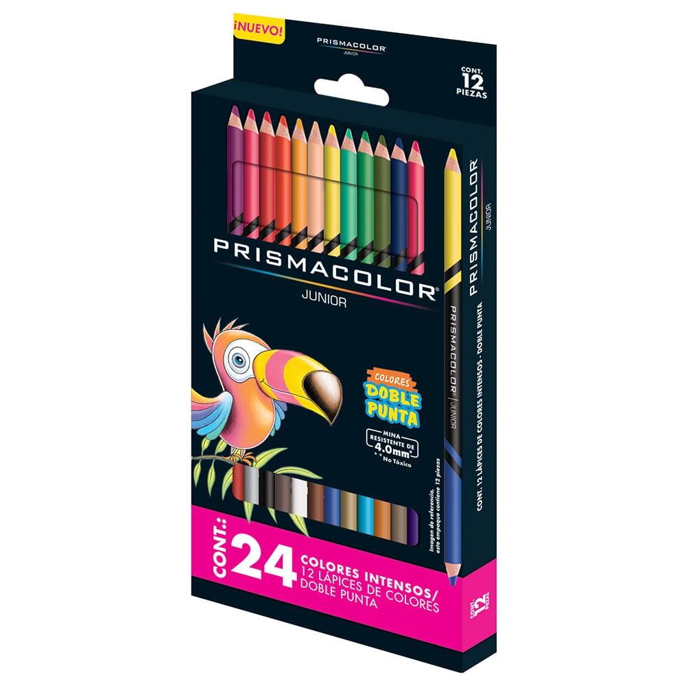 LAPICES DE COLOR DOBLE PUNTA 12X24 PRISMACOLOR JUNIOR 2153018 - Ofix