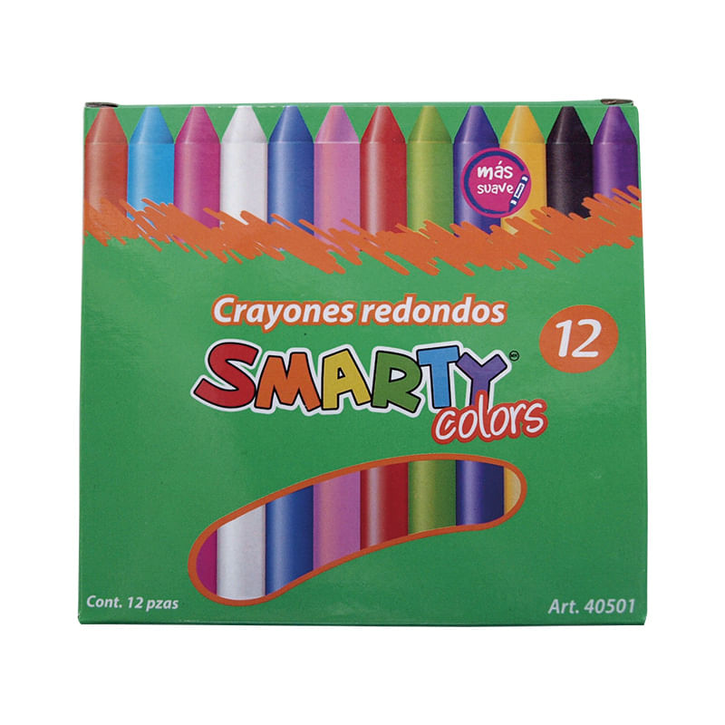 CRAYON RED ESTANDAR CON 12 SMARTY 40501 - Ofix