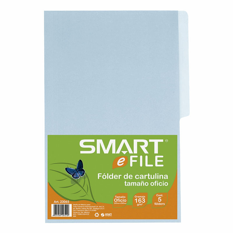 FOLDER OFICIO AZUL CON 5PZAS 23065 - Ofix