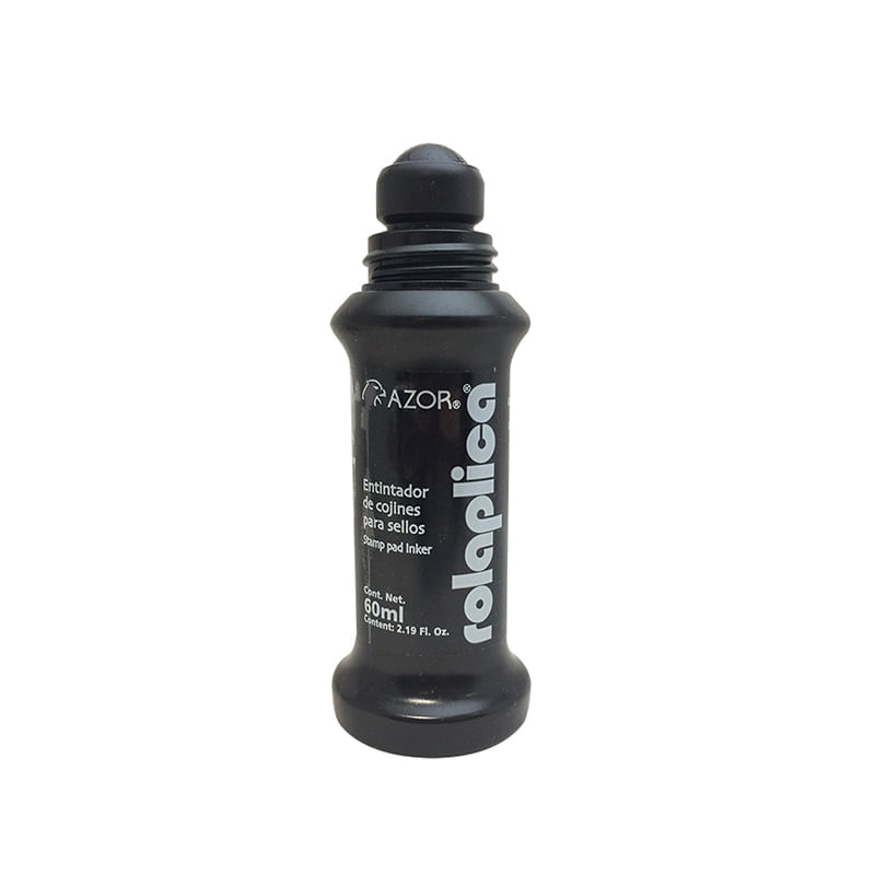 Tinta Para Sello Rolaplica 60ml Negro 301 587ne Ofix