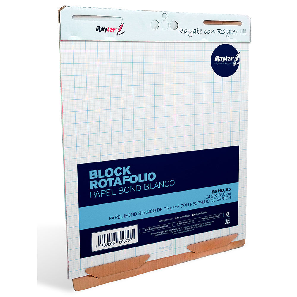 Block Para Rotafolio C-7 C/25Hjs 64.3X78Cm 02Horoaz00 - Ofix
