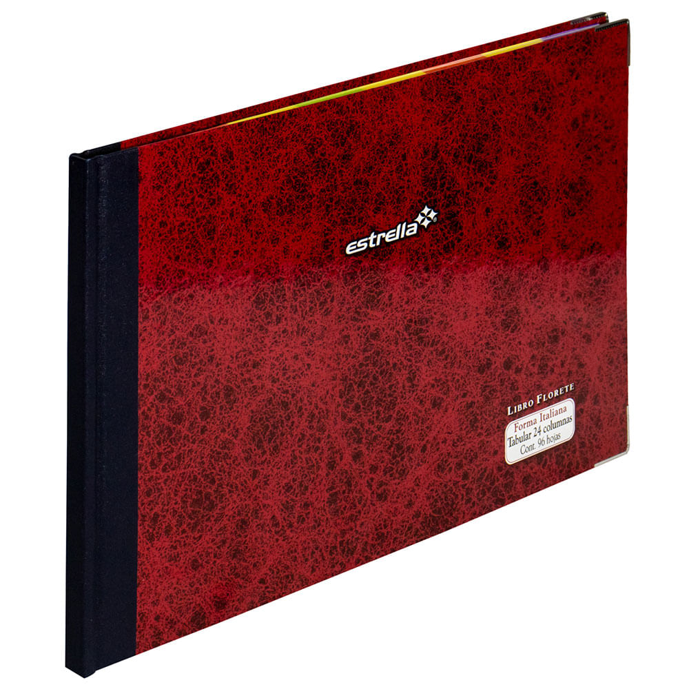 Libro Florete Tabular 24 Columnas 96Hjs F/Italiana 126 - Ofix
