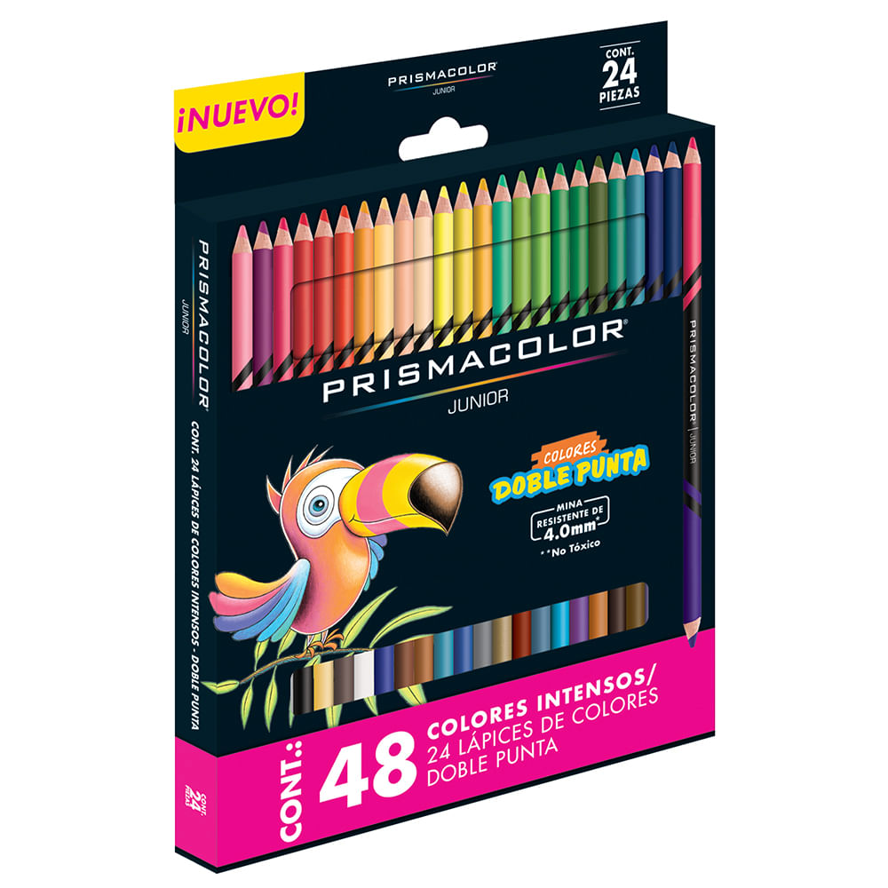LAPICES DE COLOR DOBLE PUNTA 24X48 PRISMACOLOR JUNIOR 2153015
