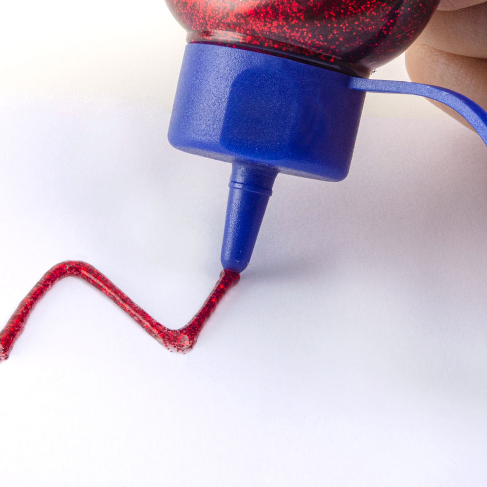 PEGAMENTO DIAMANTINA 60ML ROJO 09700003 - Ofix