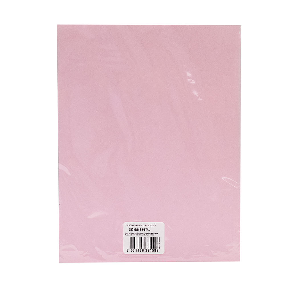 Cartulina Fina Carta Rosa Pastel C/20Hjs 250Grs 2158 - Ofix