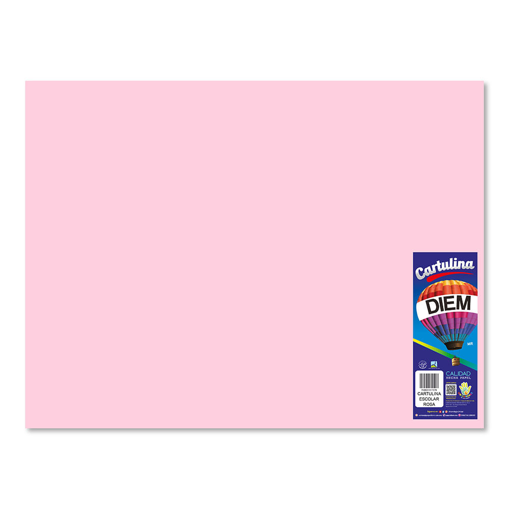 Cartulina Escolar Rosa 1000004649 - Ofix