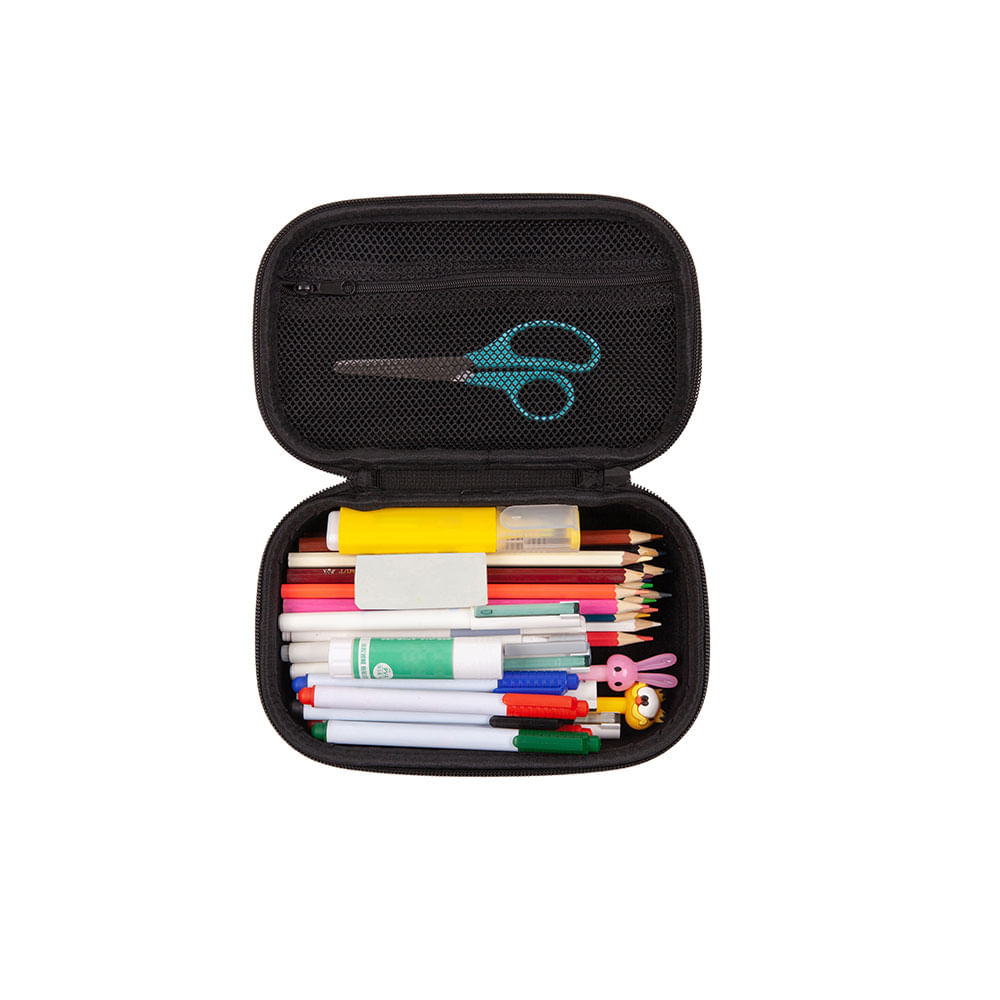 Lapicera Zipit Semi Rigida Glitter Box Dorado Gsb-1 - Ofix