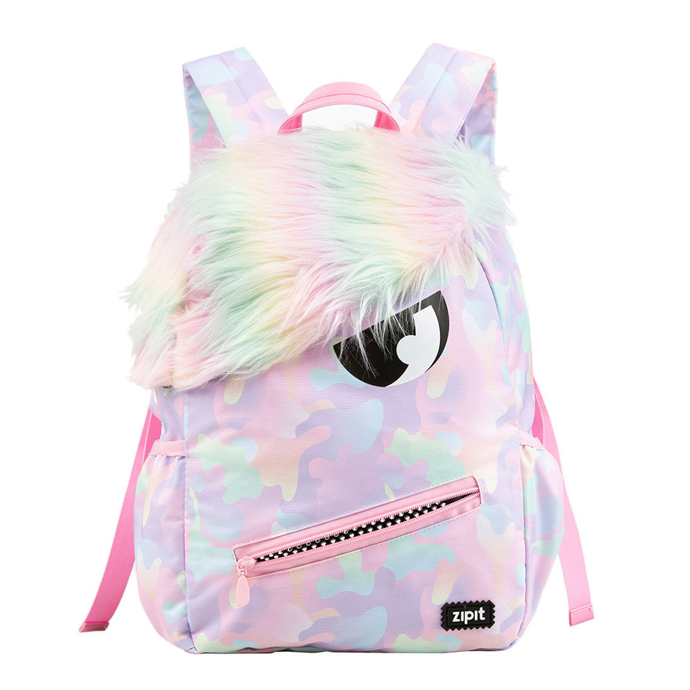 Mochila Zipit Fur Camo Rosa Primaria Bp-Lg2 - Ofix