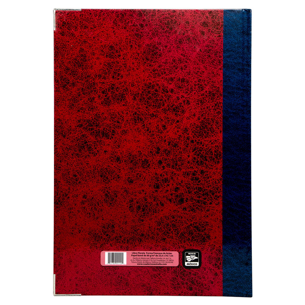 Libro Florete Actas 192Hjs Forma Francesa 114 - Ofix