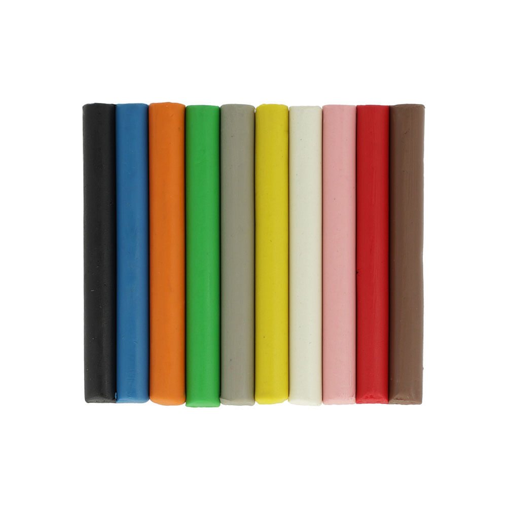 Plastilina Con 10 Barras Colores Surtidos Smarty Ptplb0008 - Ofix