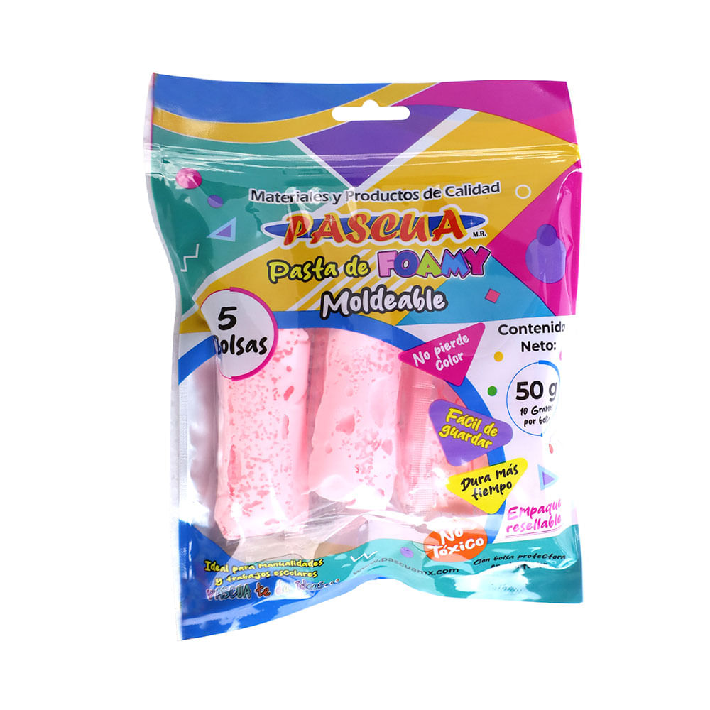Foamy Moldeable Rosa Pastel 50G Pascua Fm-Hd - Ofix
