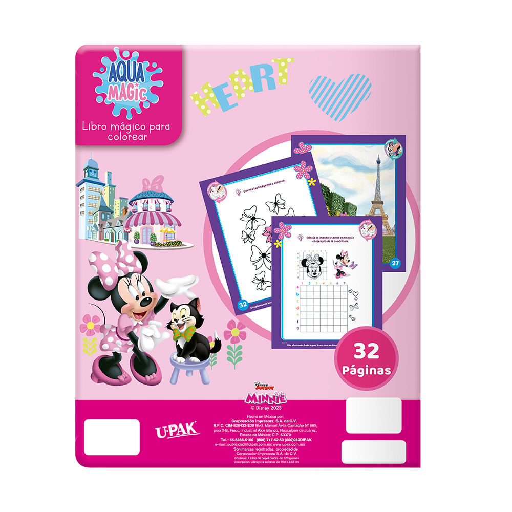 Libro Colorear Aqua Magic Minnie 4155321203 - Ofix