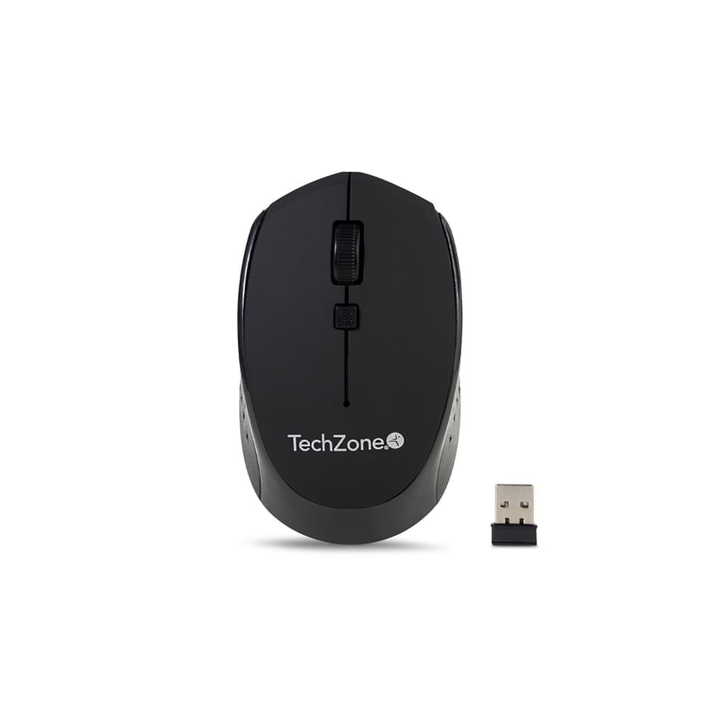 Mouse Inalambrico Techzone Ambidiestro Win/Mac 1600Dpi Tz19Mou01-Ina - Ofix