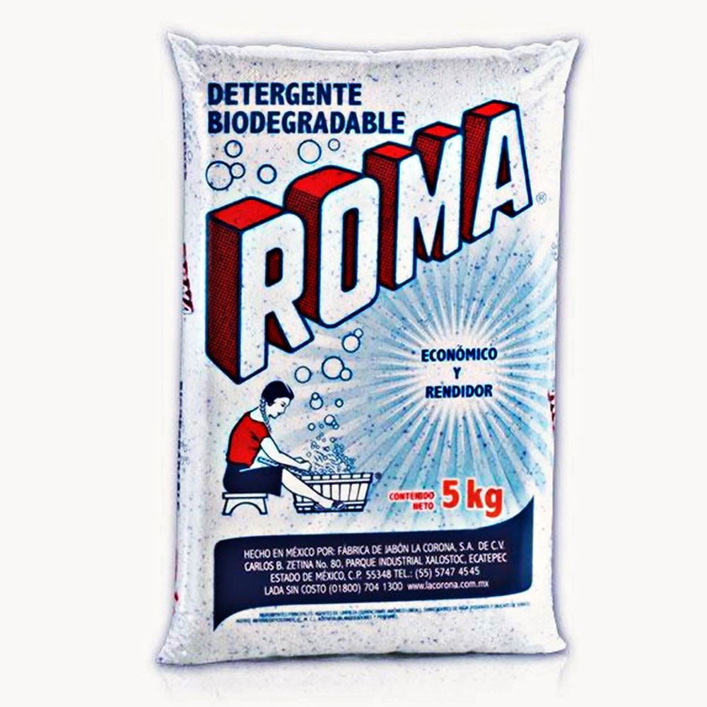 Detergente Biodegradable En Polvo Roma 5Kg 40448 - Ofix