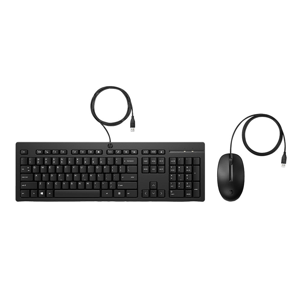 Kit Teclado Y Mouse Alambrico Optico Hp225 286J4Aa - Ofix