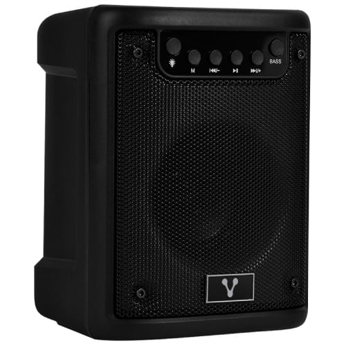 Mini Bafle Vorago Ksp-180 Negro 3" 10Watts Rms / Recargable / Tws Bt ...