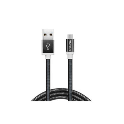 Cable Adata Tejido Usb-V8 100Cm Color Negro Adccalab002 - Ofix