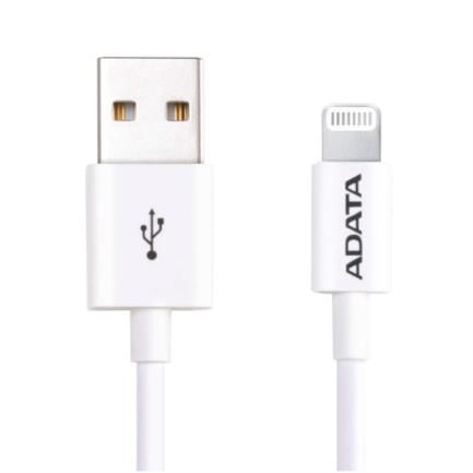 Cable Adata Lightning Usb-A 2.0 1M Color Blanco Adccalab016 - Ofix