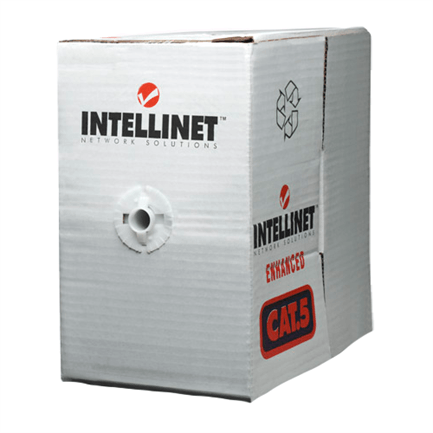 Bobina Cable Intellinet Utp Red Cat5E Rollo Cobre 305M Sólido Color ...