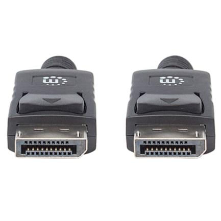 Cable Manhattan Displayport M-M Blindado 2M Color Negro Mnccalab009 - Ofix